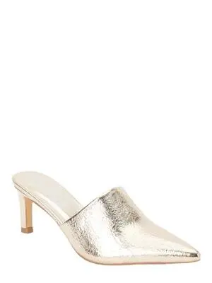 Matisse Garret Pointed Toe Mule - Gold