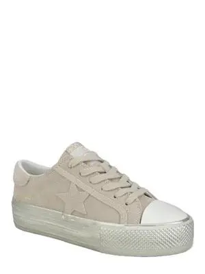 Vintage Havana Amaze Platform Sneakers - Stone Suede