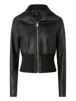 Pinko Leather Jacket - Black