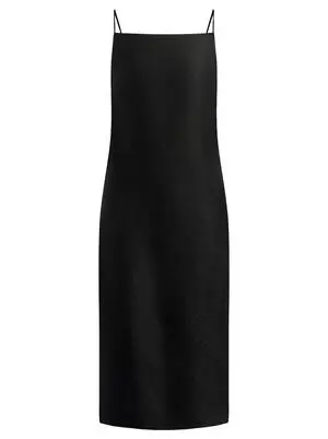12 STOREEZ Open-back Tied-waist Dress - Black