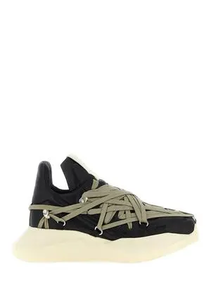 Rick Owens Lace Up Sneakers - Black