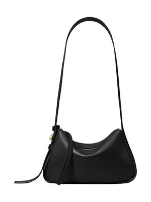 Tory Burch Romy Small Leather Crossbody Bag - Black