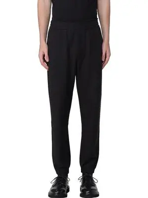 Emporio Armani Textured Trousers - Black