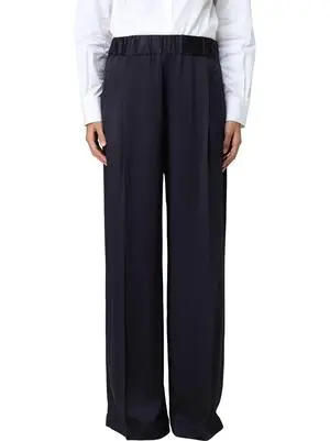 SEMICOUTURE Wide Leg Trousers - Black