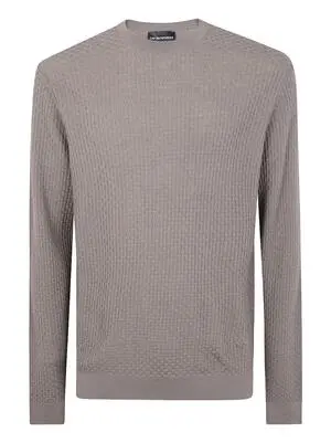 Emporio Armani Pullover Sweater - Natural