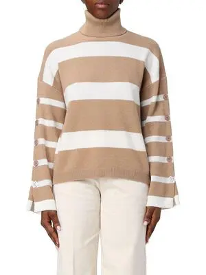 Liu Jo Striped Sweater Biscuit