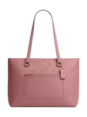 COACH® Station Tote Bag - Pebbled Leather/gold