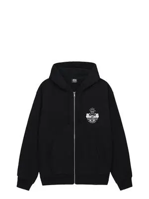 StÜssy Built To Last Zip Hoodie Black