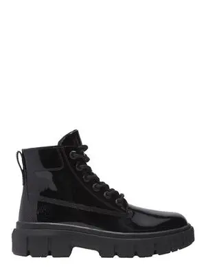 Timberland Greyfield Patent Leather Boots - Black