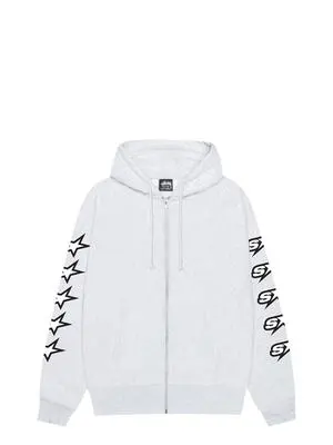 StÜssy Speedway Zip Hoodie - Grey