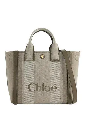 Chloé Small Canvas Tote Bag - Winter Ivy
