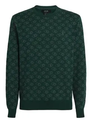 Rlx Ralph Lauren Geometric Jacquard Sweater - Green