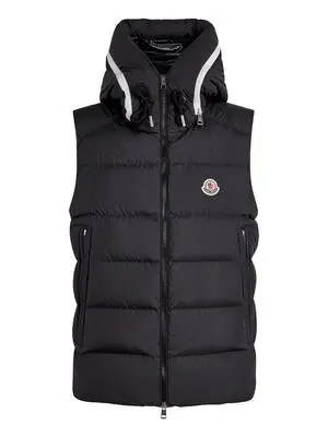 Moncler Cardamine Hooded Gilet - Black