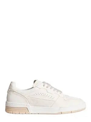 ELEVENTY Eleventy Deerskin Low-Top Sneakers