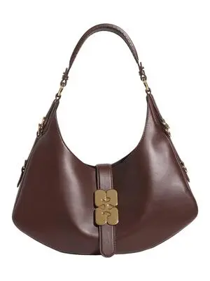 GANNI Small Kat Shoulder Bag - Brown