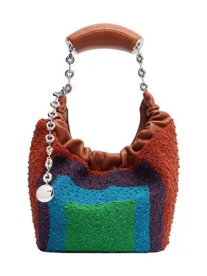 Loewe Squeeze Mini Beaded Leather Tote Bag - Multicoloured