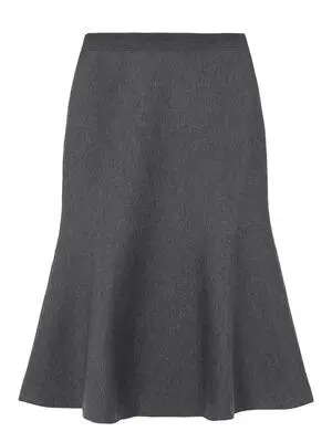 Gucci Wool-blend Midi Skirt - Gray