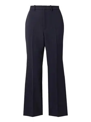 GUCCI Wool-Crepe Flared Trousers