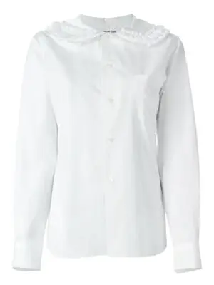 COMME DES GARÇONS Cotton Peter Pan Collar Blouse