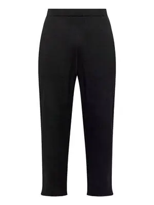Issey Miyake Ribbed Trousers - Black