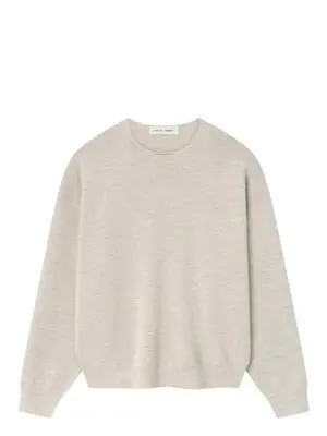Fear Of God Essentials Merino Crewneck Sweater - Heather Stone