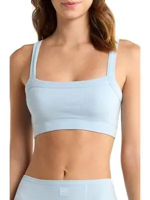 FLORENCE BY MILLS Square Neck Bralette Powder Blue