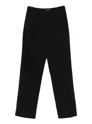 ENTIRE STUDIOS Zerobound Raw-edge Trousers - Black