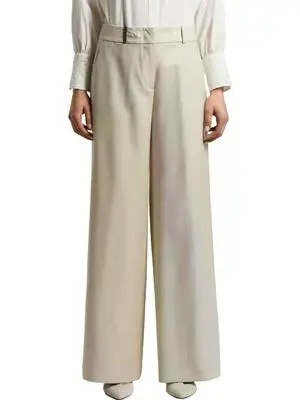 Peserico Wide-leg Trousers - Neutrals