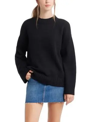 Bp. Cotton Blend Sweater - Black