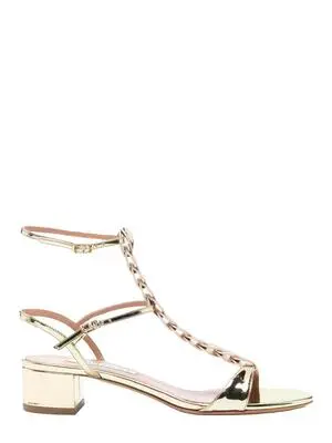 AQUAZZURA 35mm Destiny Gladiator Heeled Sandals - Gold