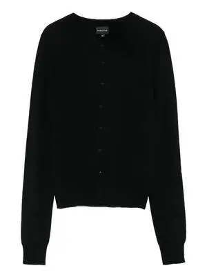 HERSKIND Button-front Cashmere Cardigan - Black