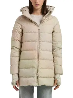 Herno Zip-fastening Padded Coat - Neutrals