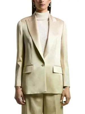 Peserico Single-breasted Blazer - Neutrals