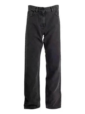 THE ROW Clair Cotton Jeans - Black
