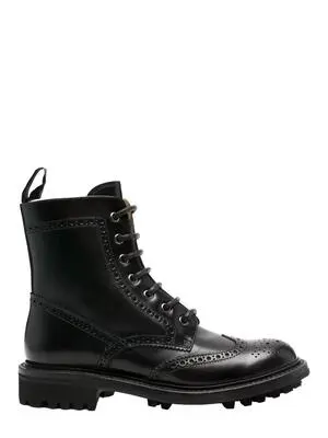 Church's Lace-up Brogue Boots - Black