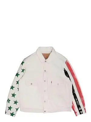 DENIM TEARS Cactus Tears Denim Jacket - White