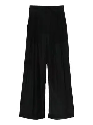 DANAMÉ Semi-sheer Trousers - Black