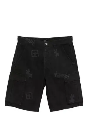 Ksubi Fugitive Cargo Shorts - Black