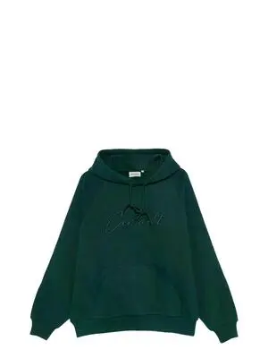 Carhartt Work In Progress Logo-embroidered Hoodie - Green