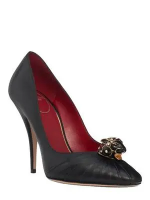 VALENTINO Panther Pointed-Toe Pumps