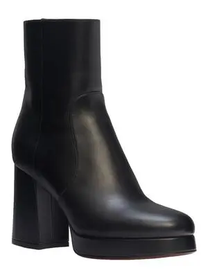 Valentino Garavani Vlogo Platform Bootie - 0no Nero