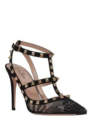 VALENTINO Rockstud Ankle Strap Pump