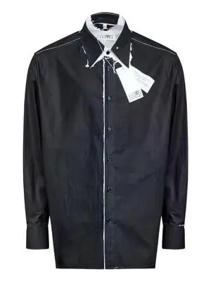 MAISON MARGIELA Contrast-stitching Shirt - Black