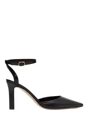 THE ROW Ankle-Strap Pointed-Toe Heels