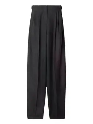 LANVIN Buckled Tailored Trousers - Black