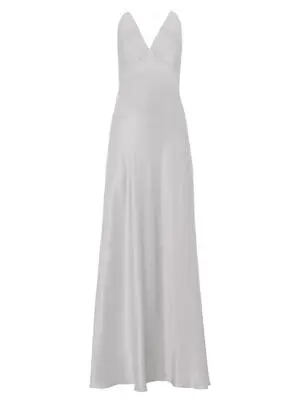 IL VOLO Muse Maxi Dress - Silver