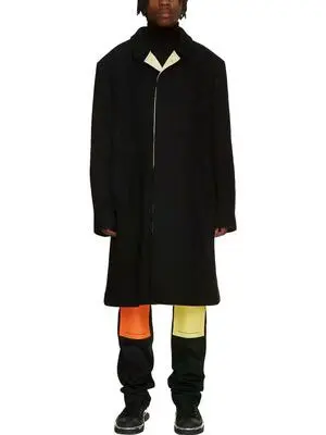 Raf Simons Single-breasted Coat - Black