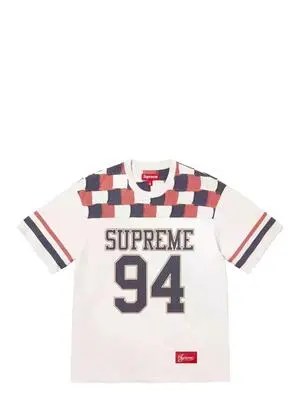 Supreme Patchwork Yoke Football T-shirt - White