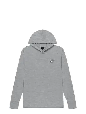 DALIX Dalix Ghost Hooded Long Sleeve Jersey Tee Gray