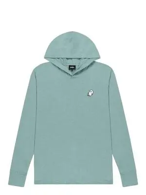 DALIX Dalix Ghost Hooded Long Sleeve Jersey Tee Seafoam